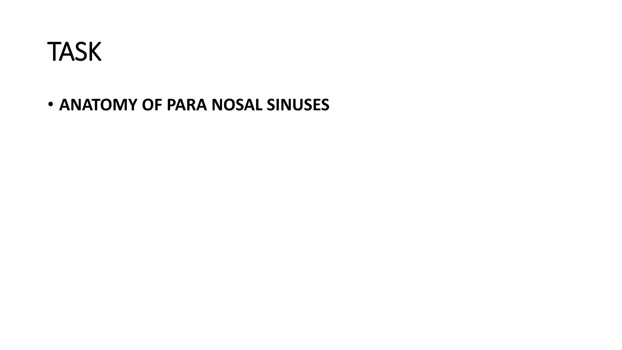 Anatomy of para nasal sinuses, management of sinusitis.pptx