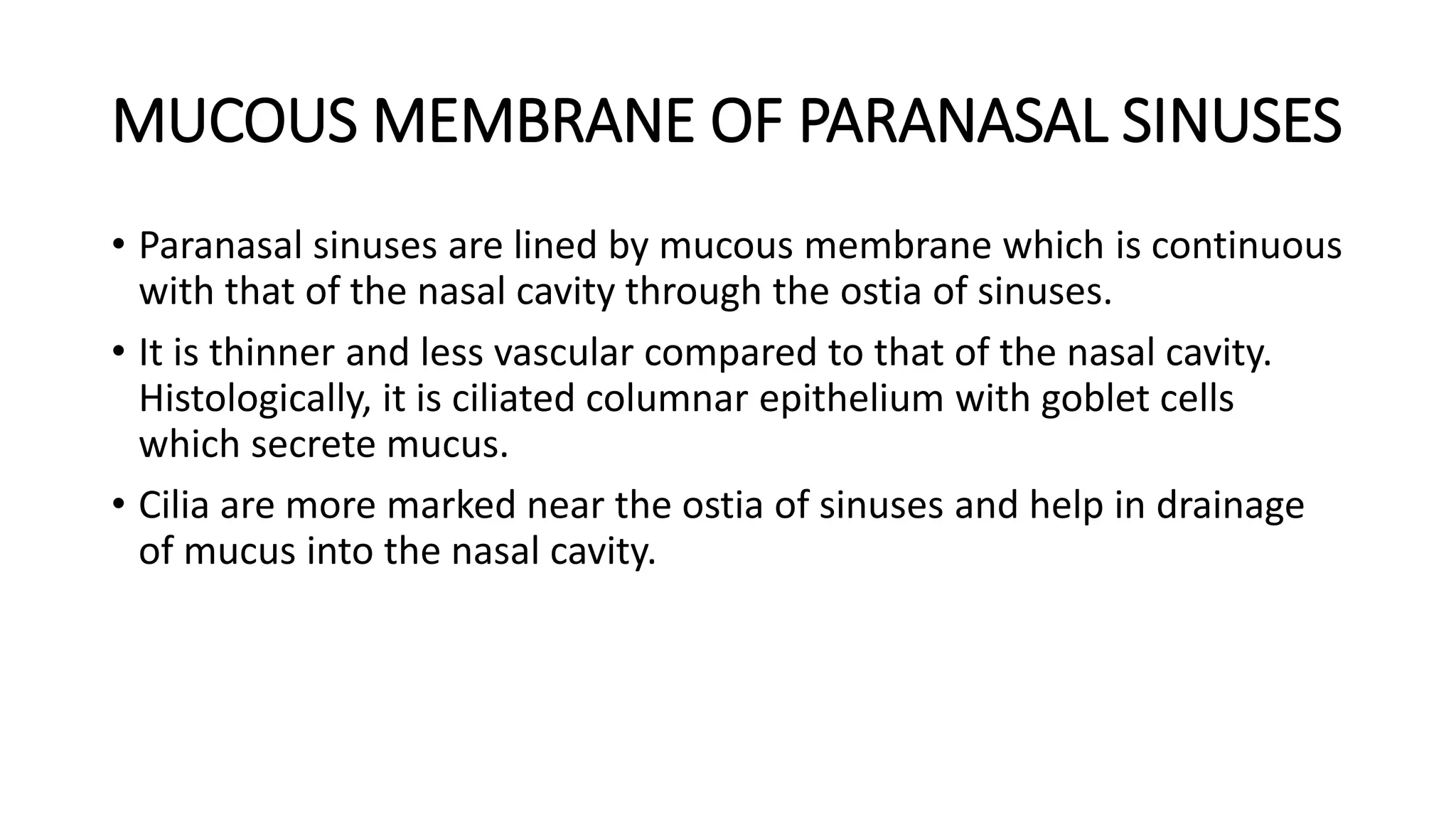 Anatomy of para nasal sinuses, management of sinusitis.pptx