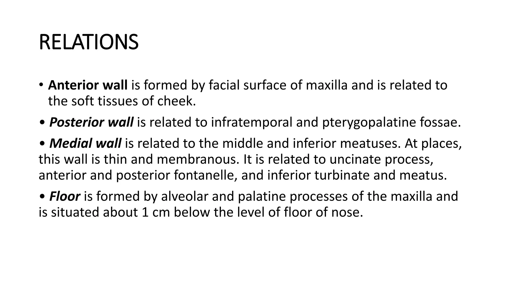 Anatomy of para nasal sinuses, management of sinusitis.pptx