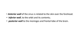 Anatomy of para nasal sinuses, management of sinusitis.pptx