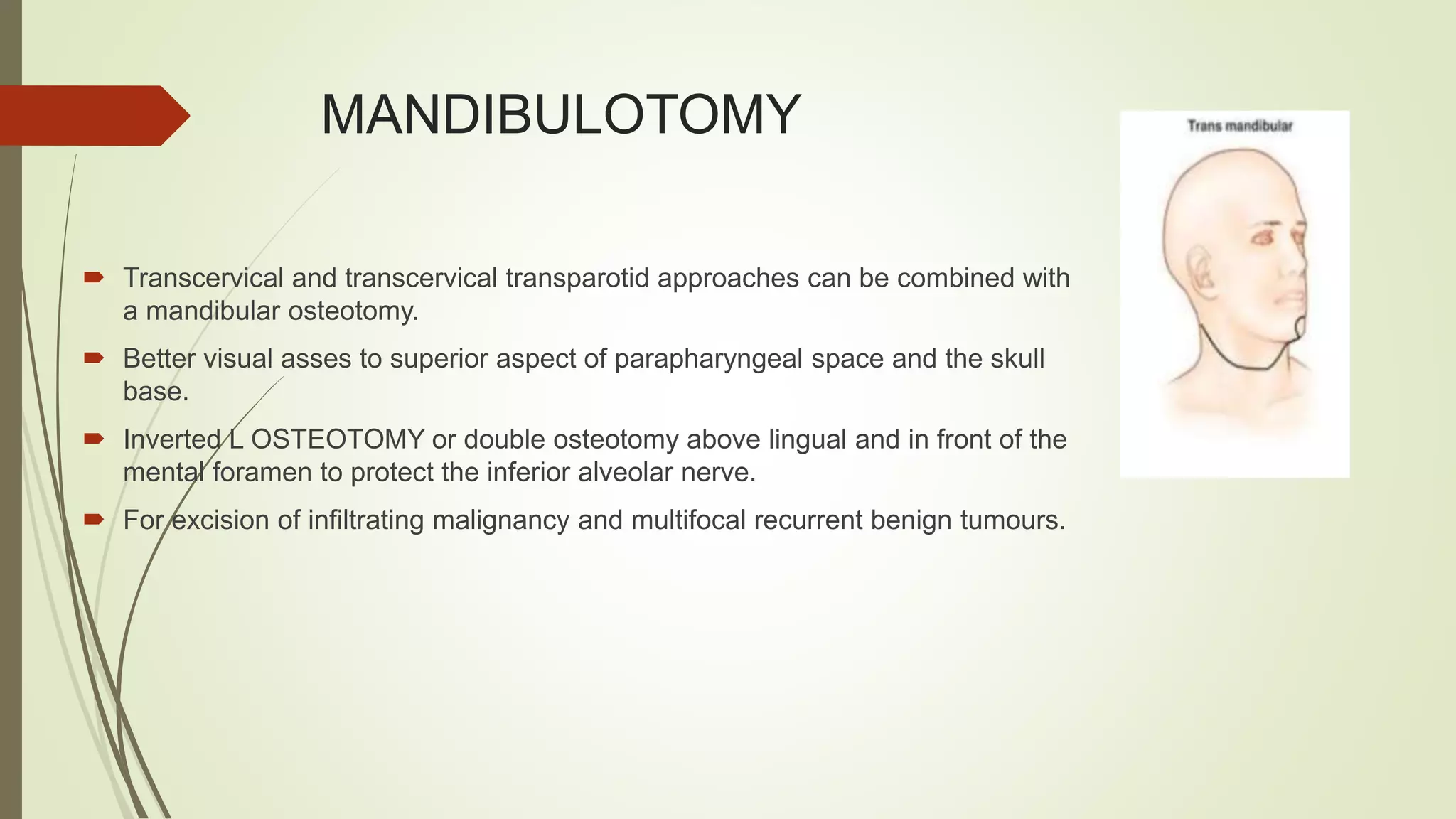 Anatomy of parapharyngeal space and its tumours | PPTX