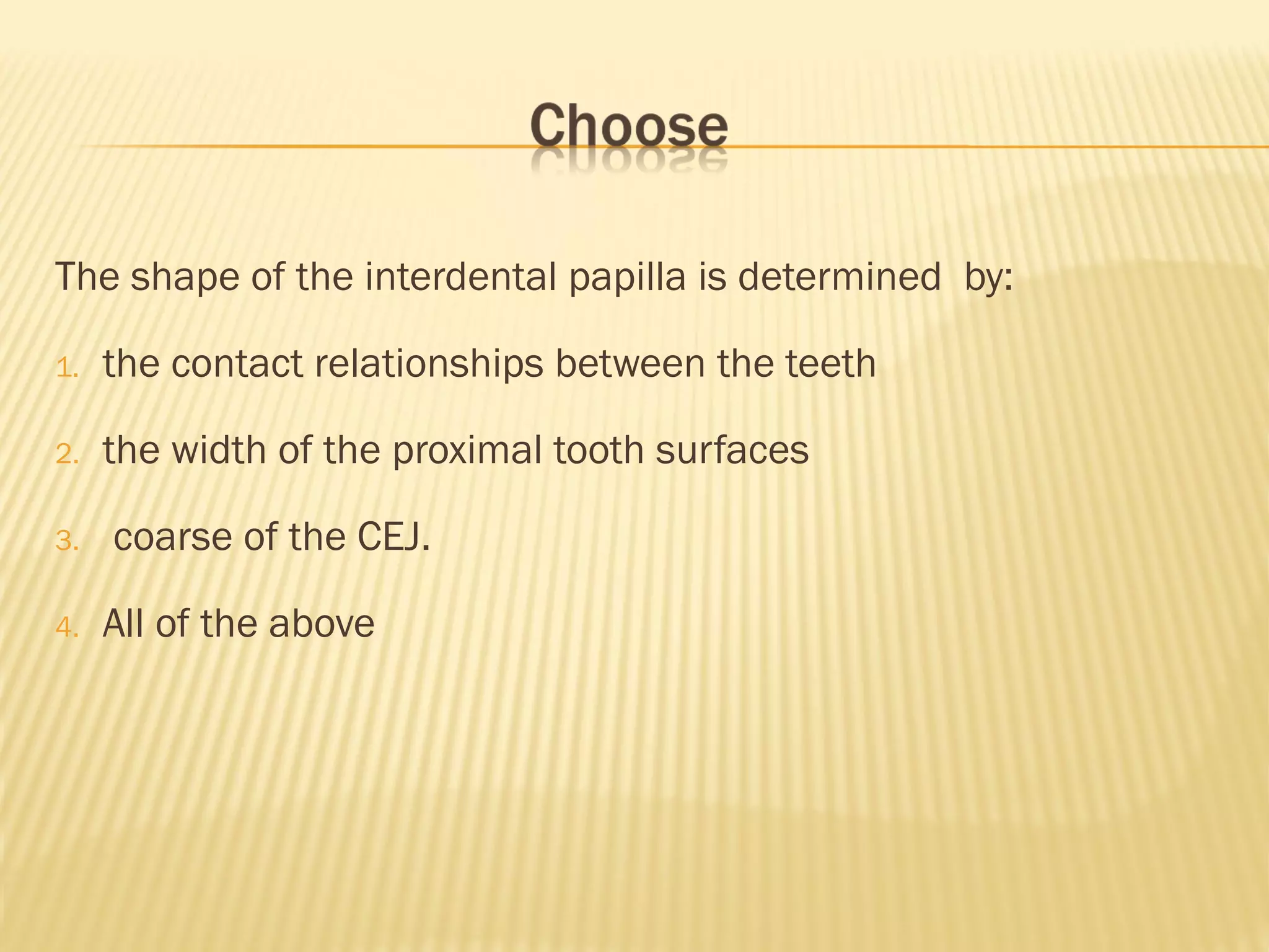 Anatomy of the Periodontium | PPT