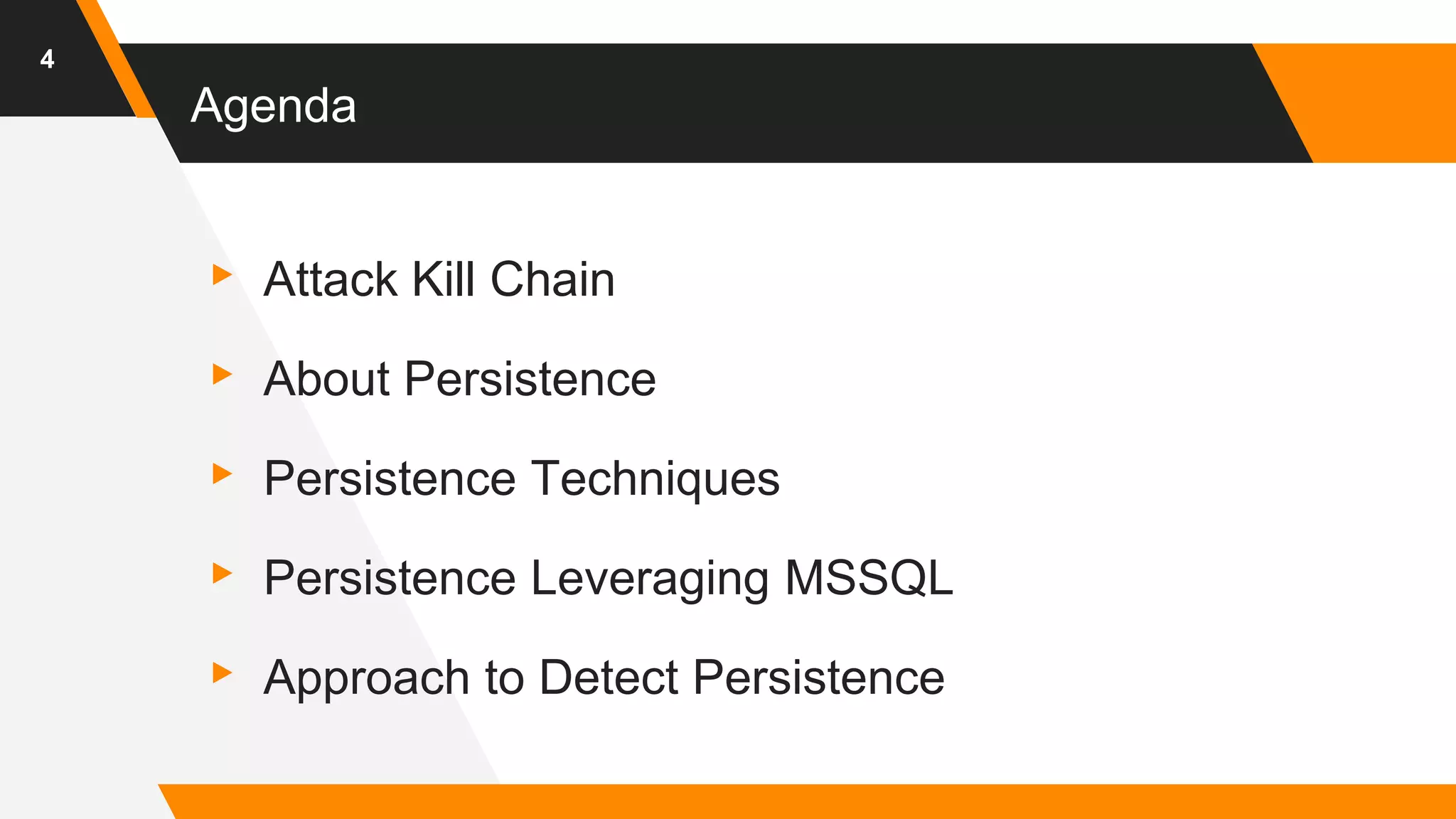 Anatomy of Persistence Techniques & Strategies to Detect | PPT