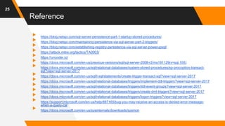 Anatomy of Persistence Techniques & Strategies to Detect | PPT