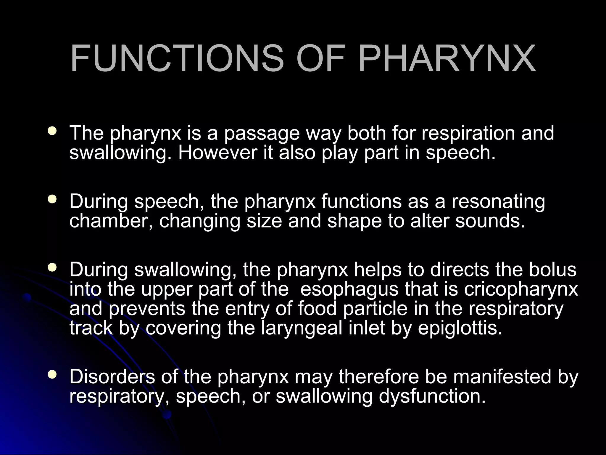 Anatomy of pharynx | PPT