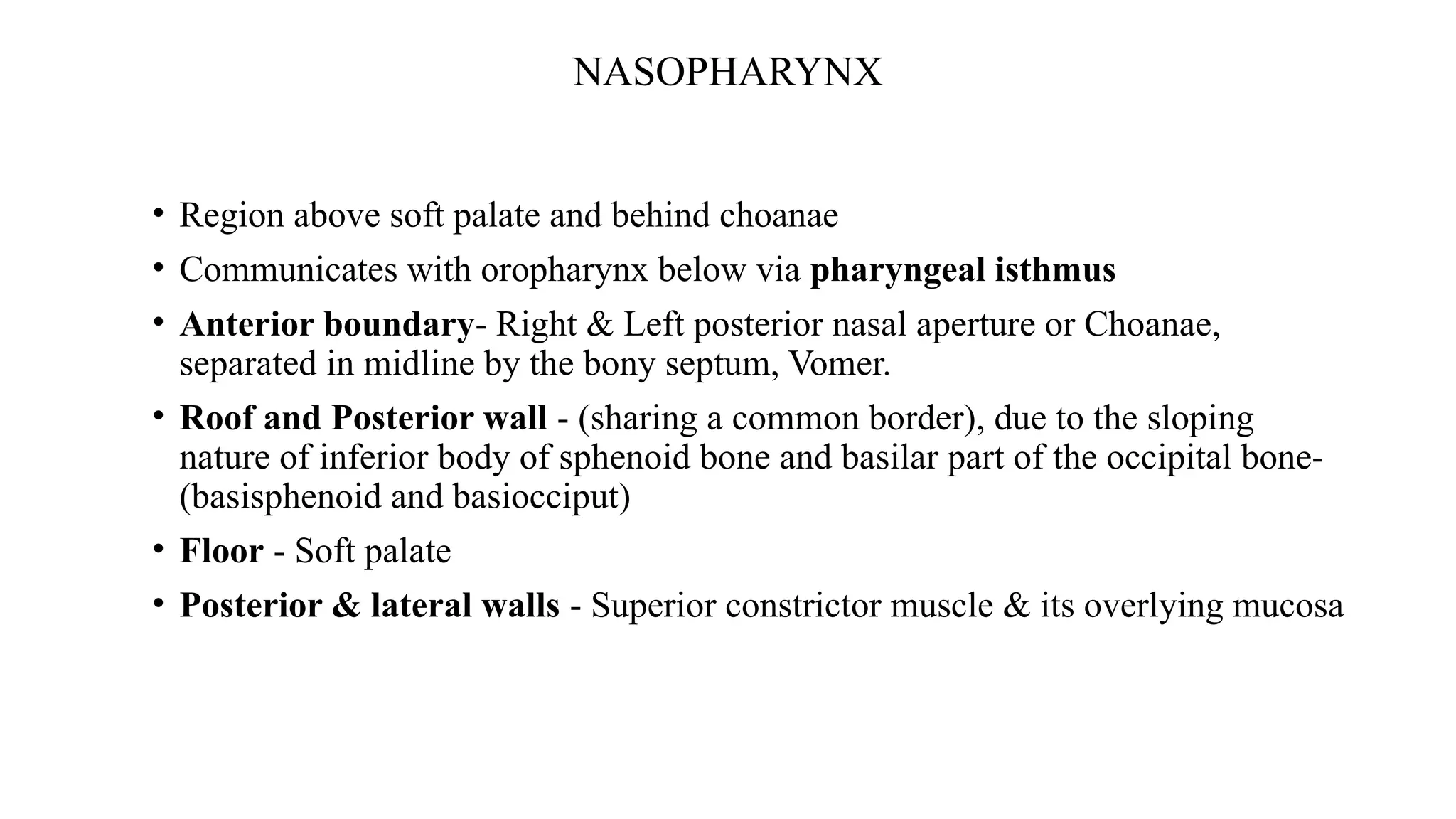 anatomy of pharynx.pptx . | PPTX