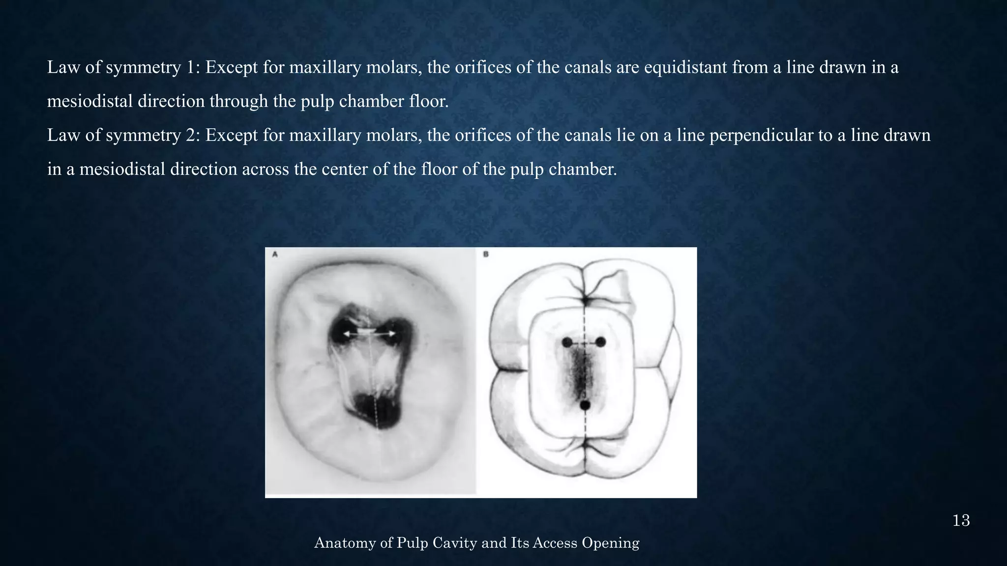 anatomy of pulp cavity and access opening.pptx