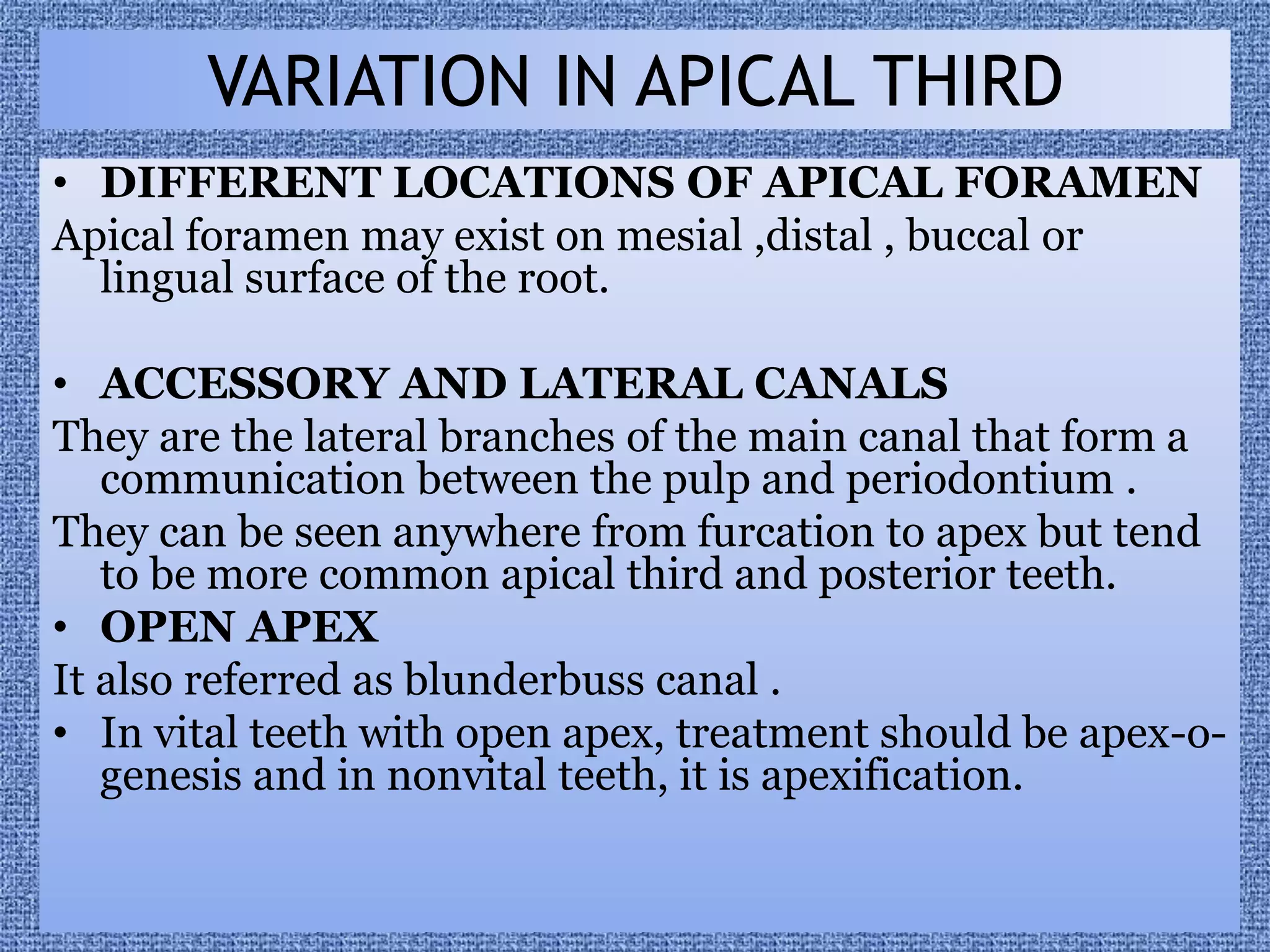 Anatomy of pulp cavity of maxillary teeth (2) | PPTX