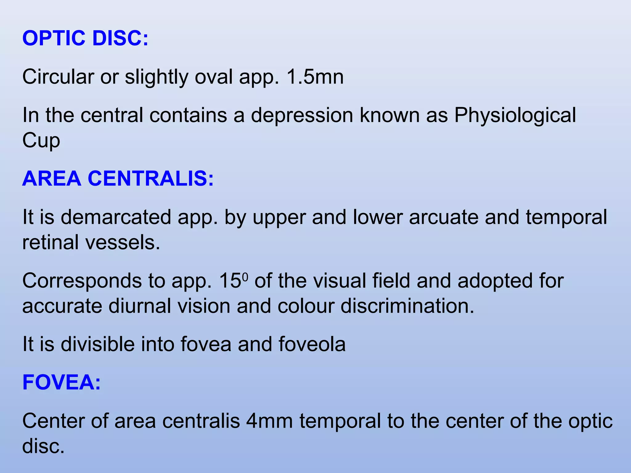 Anatomy of Retina | PPT