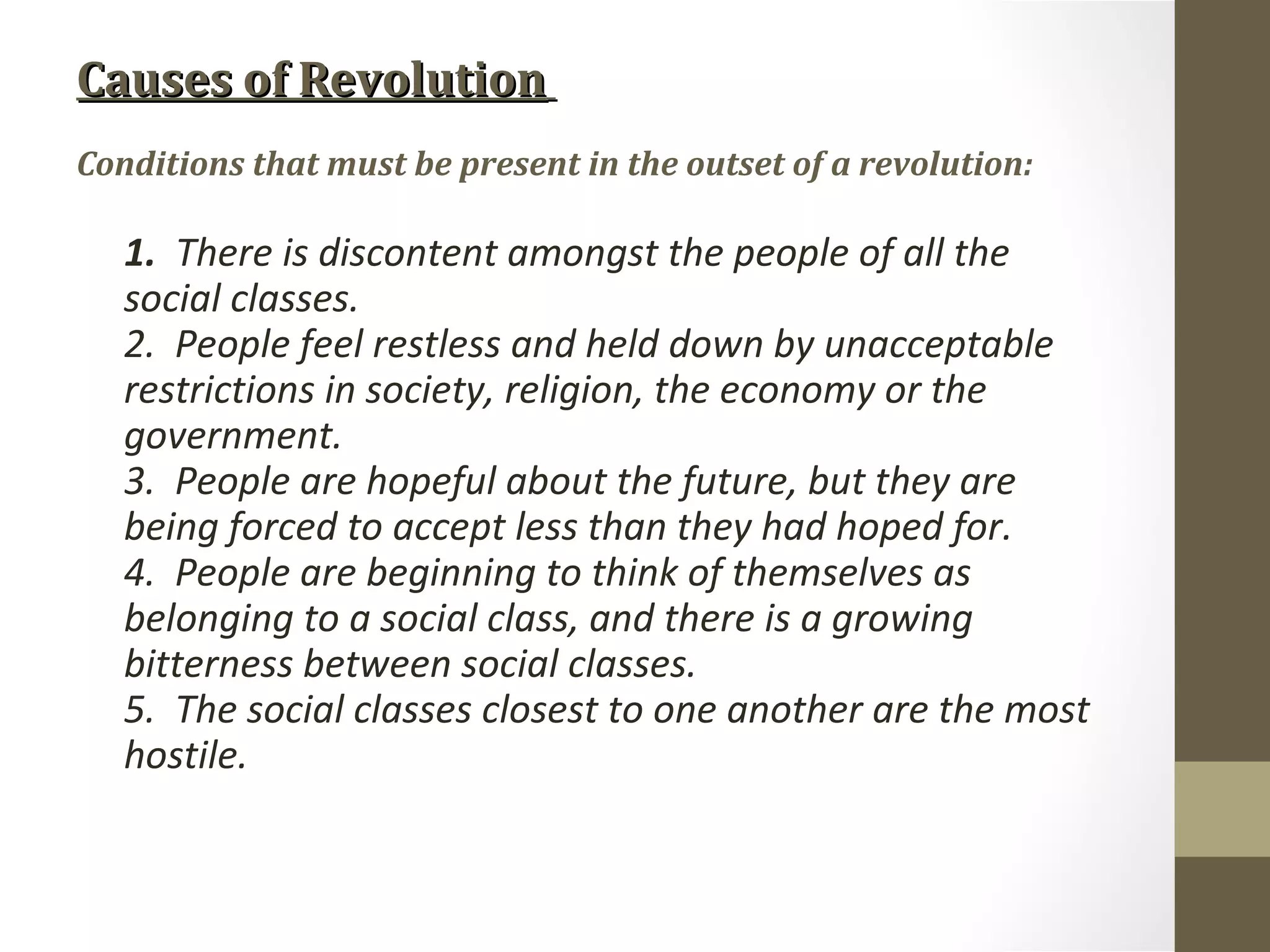 Anatomy of revolution by crane brinton | PPT