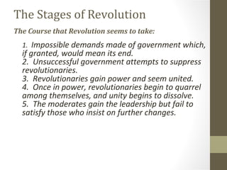 Anatomy of revolution by crane brinton | PPT