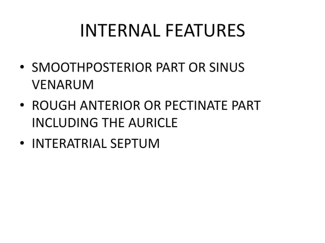 Anatomy of right atrium | PPTX | Heart and Cardiovascular Diseases | Diseases and Conditions