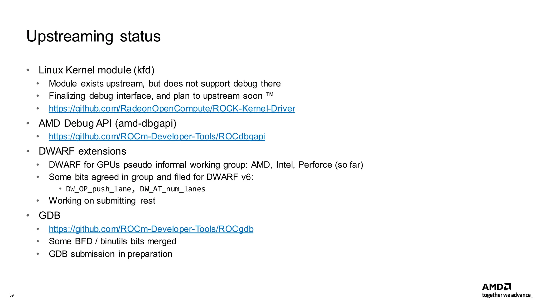 Anatomy of ROCgdb presentation at gcc cauldron 2022 | PDF