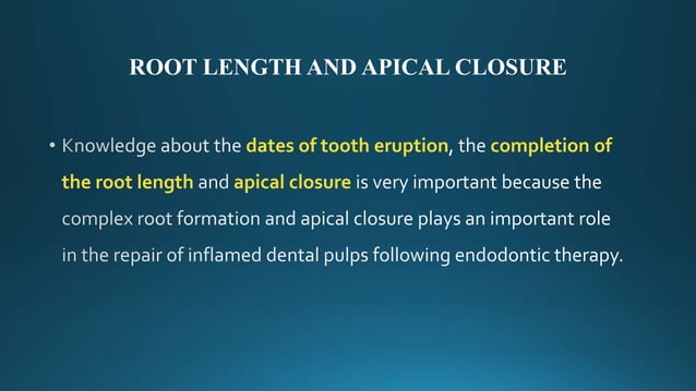 Anatomy of root apex and its significance new | PPTX | Dental Health ...
