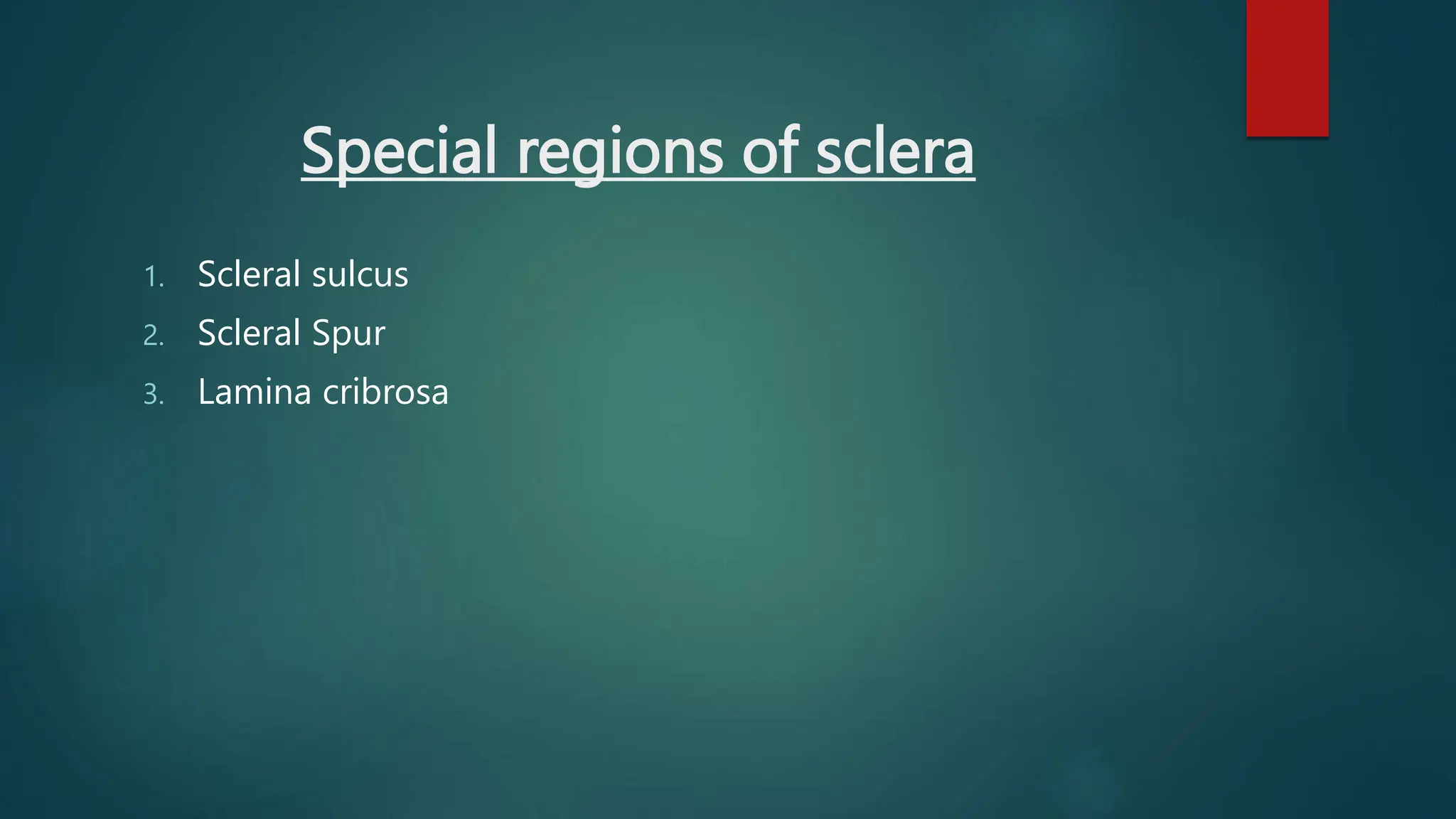 anatomy of sclera ophthalmology presentation | PPTX