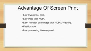 Anatomy of Screen Printing | PDF