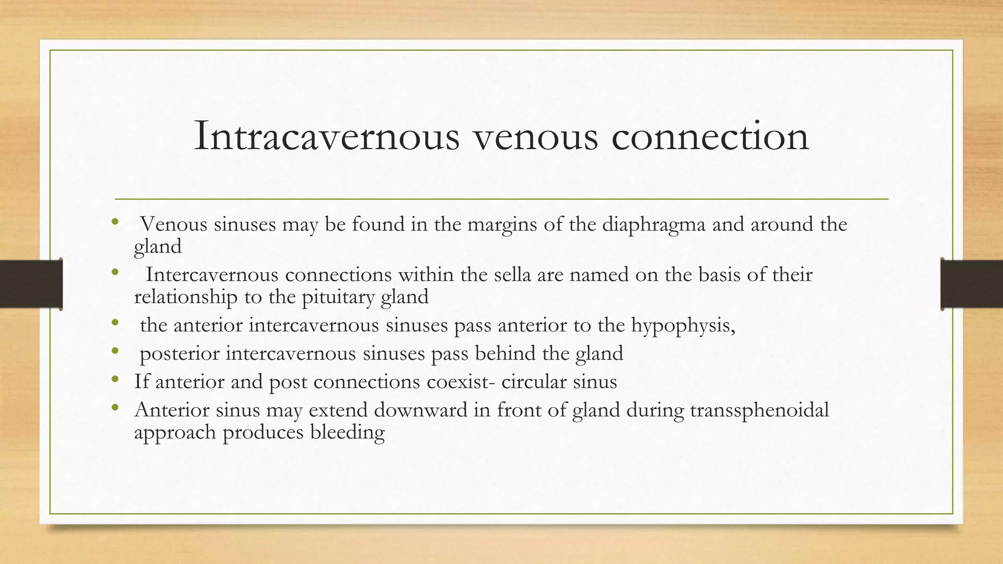 Anatomy of sellar suprasellar region | PPTX