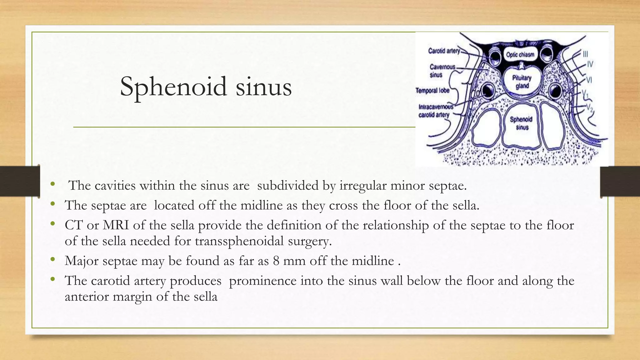 Anatomy of sellar suprasellar region | PPTX