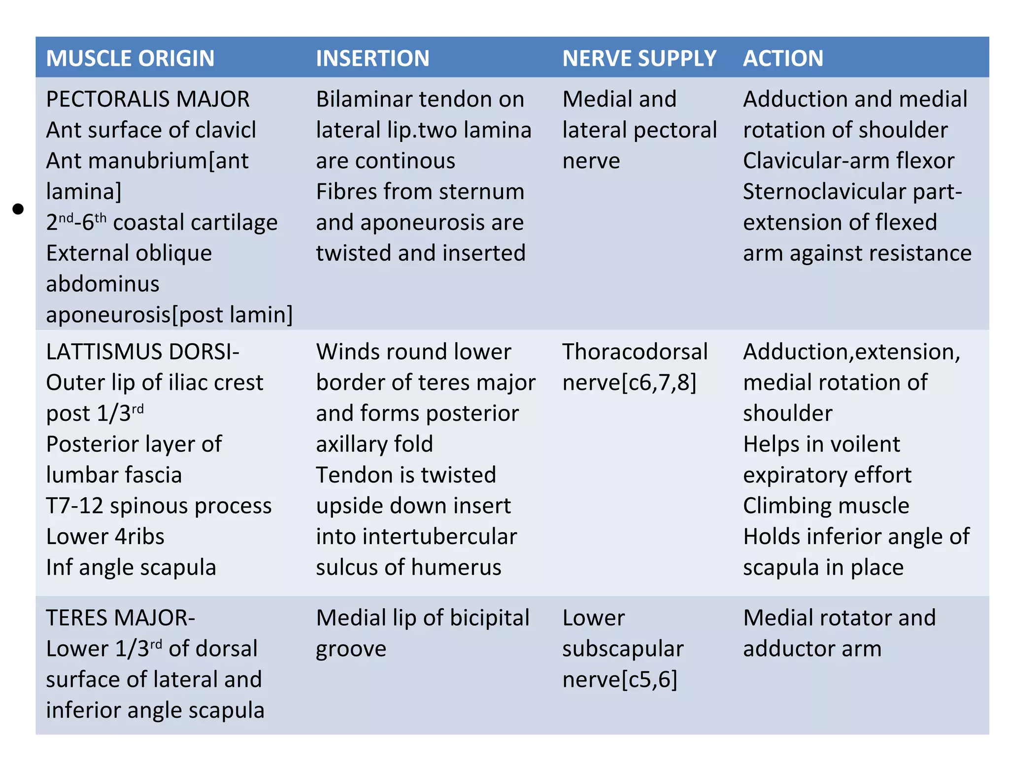 Anatomy of shoulder joint - vamshi kiran | PPT