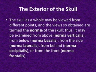 Anatomy of skull by RW.. | PPTX