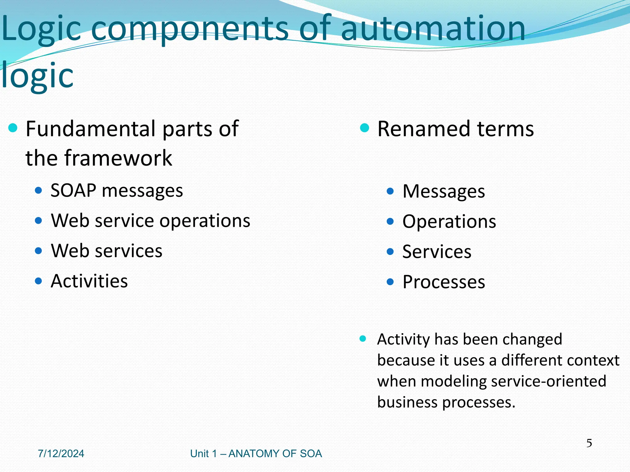 ANATOMY OF SOA - Thomas Erl - Service Oriented Architecture | PPTX