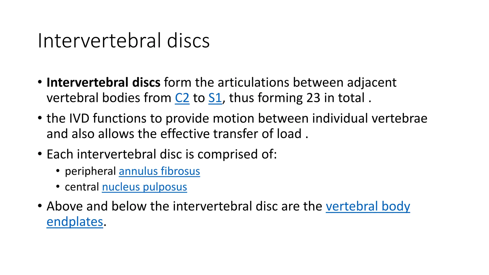 Anatomy of Spine pptx | PPTX