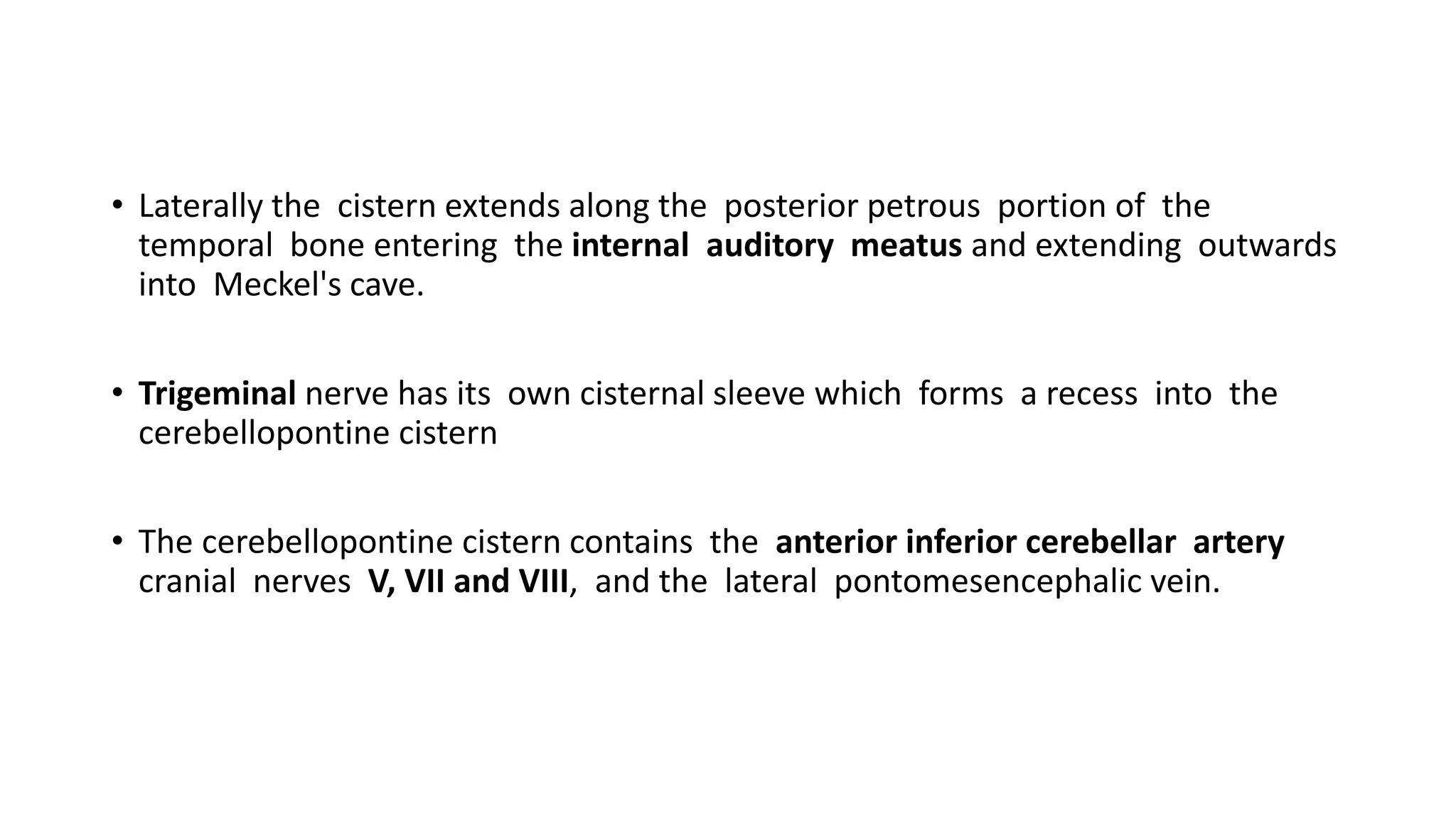 ANATOMY OF SUBARACHNOID CISTERNS OF BRAIN | PPTX
