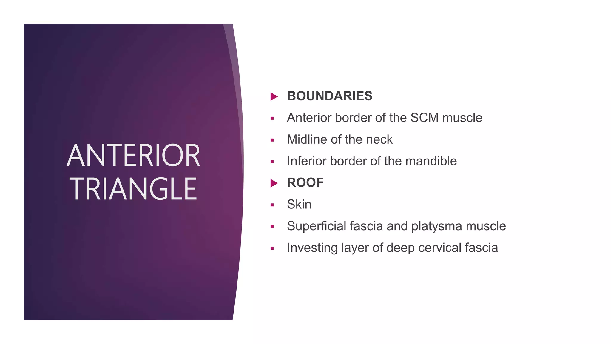 Anatomy of submental and submandibular triangles | PPTX