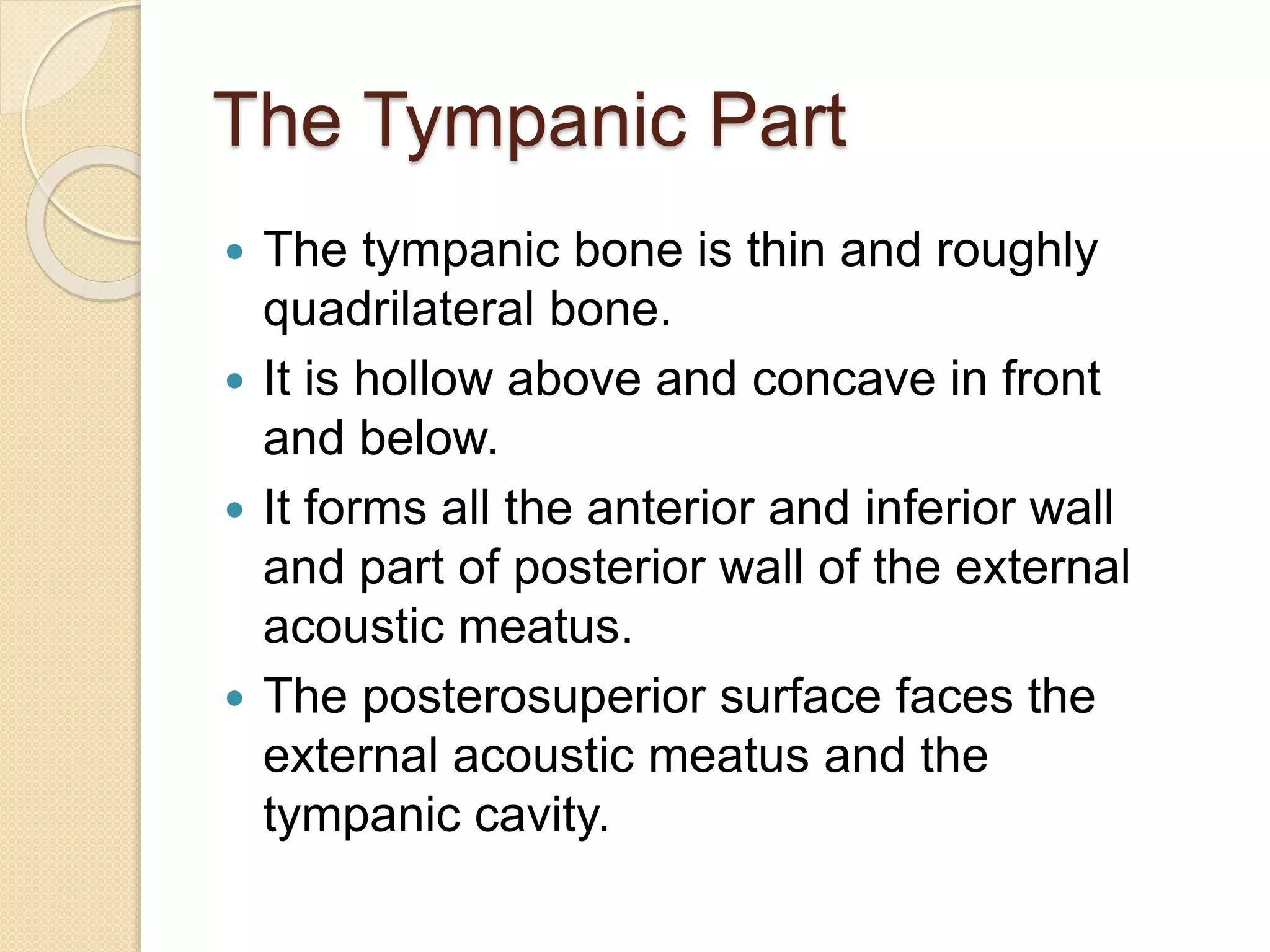 Anatomy of temporal bone By Dr.Vijay kumar , AMU | PPTX