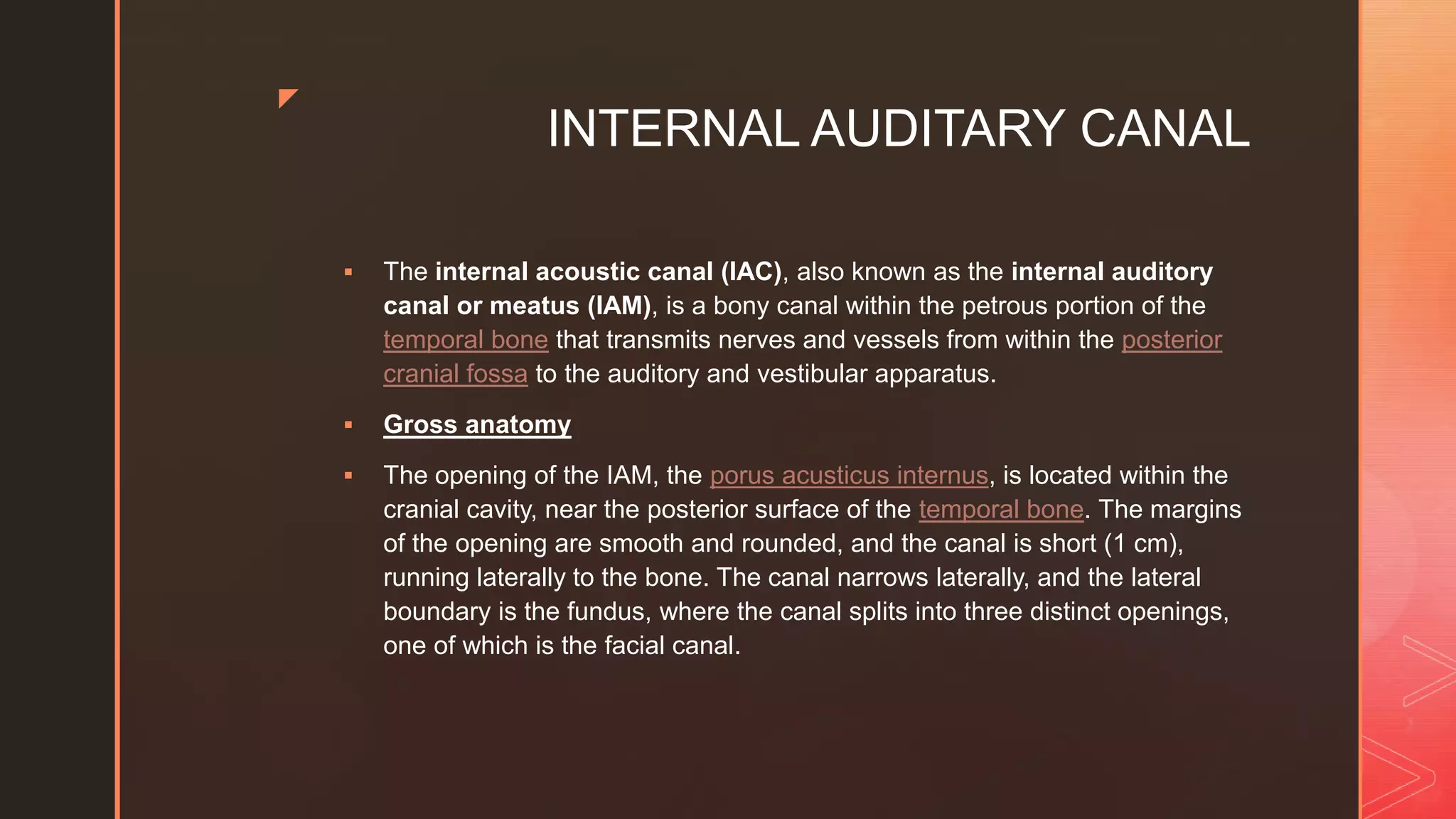 Anatomy of temporal bone final | PPTX