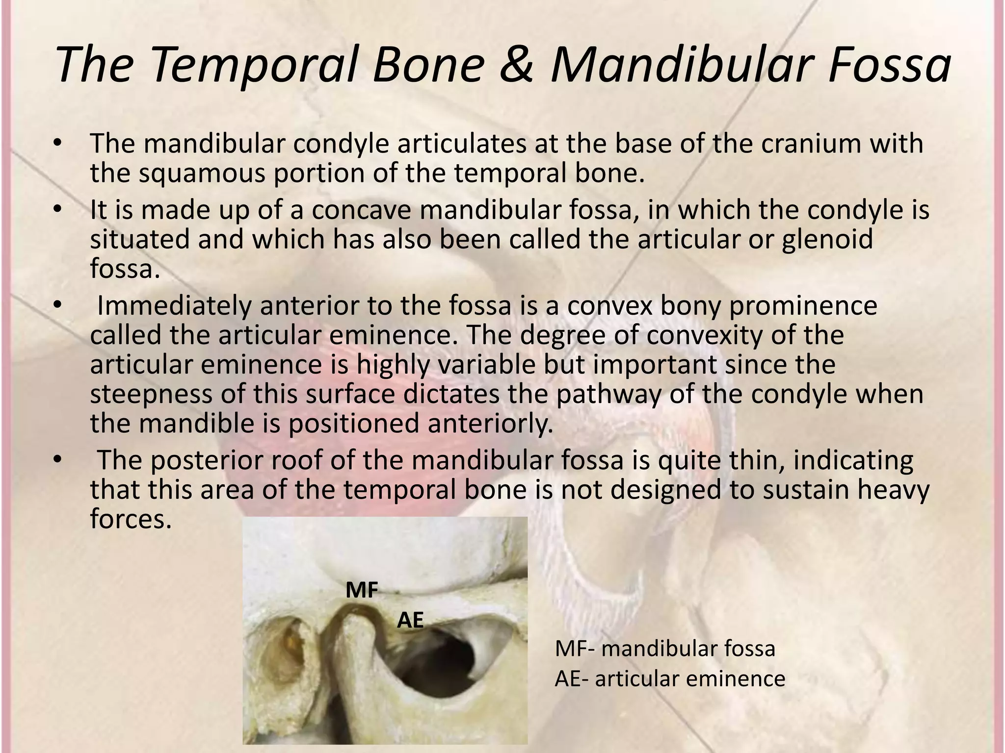 Anatomy of temporomandibular joint(tmj) | PPTX