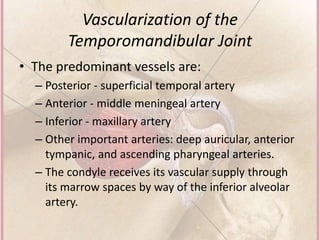 Anatomy of temporomandibular joint(tmj) | PPTX