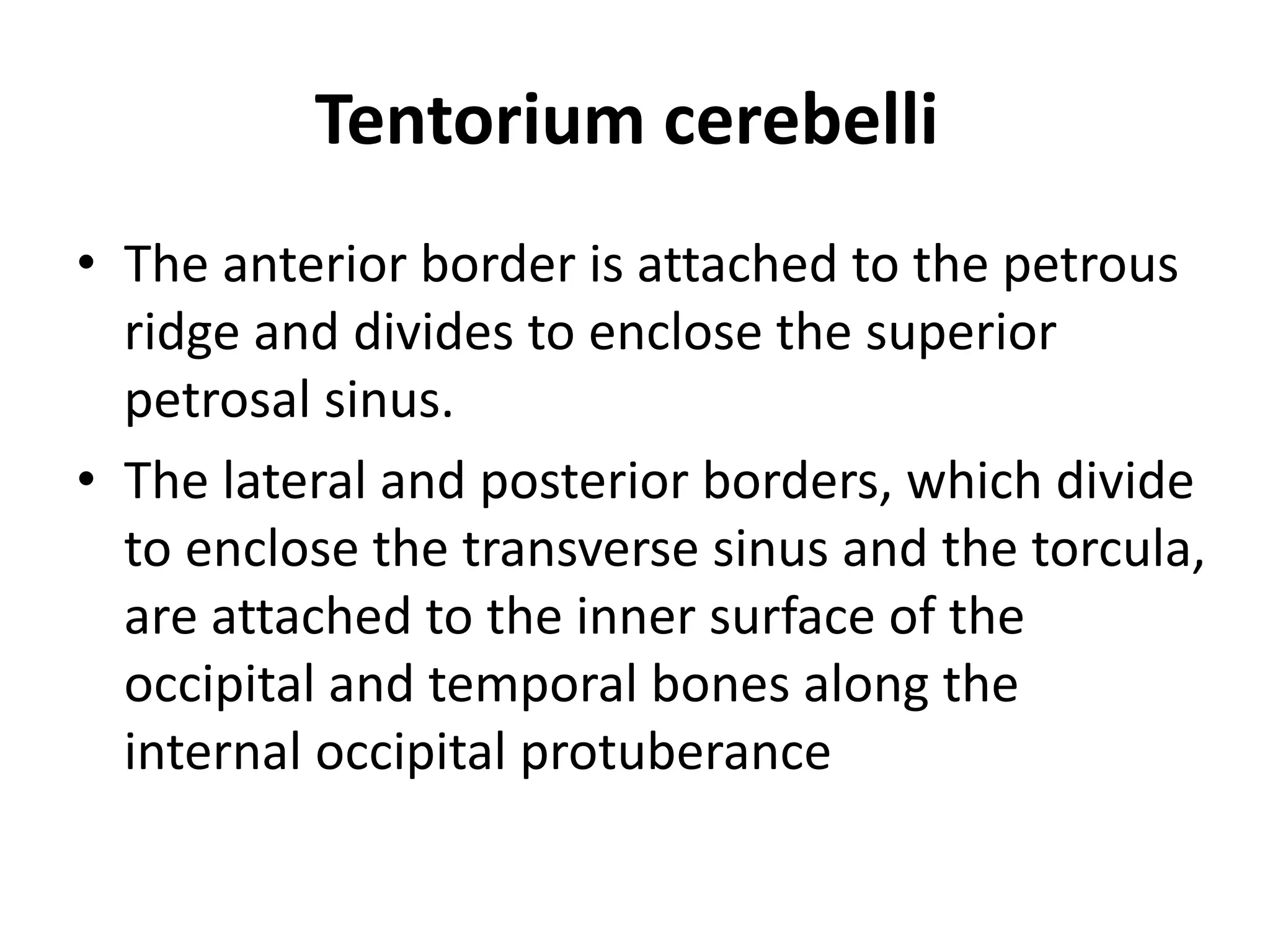 ANATOMY OF TENTORIUM INCISURA | PPTX