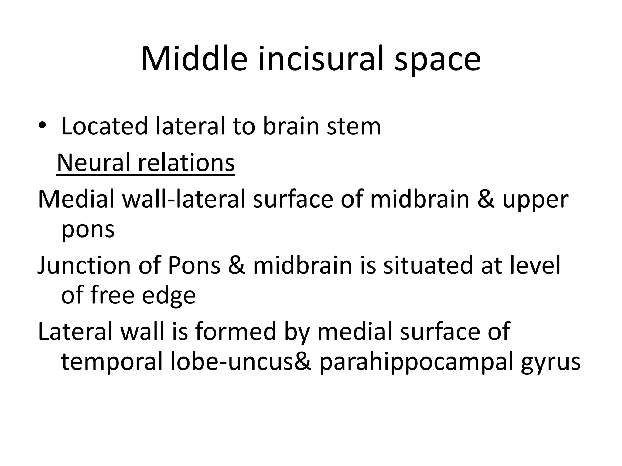 ANATOMY OF TENTORIUM INCISURA | PPTX