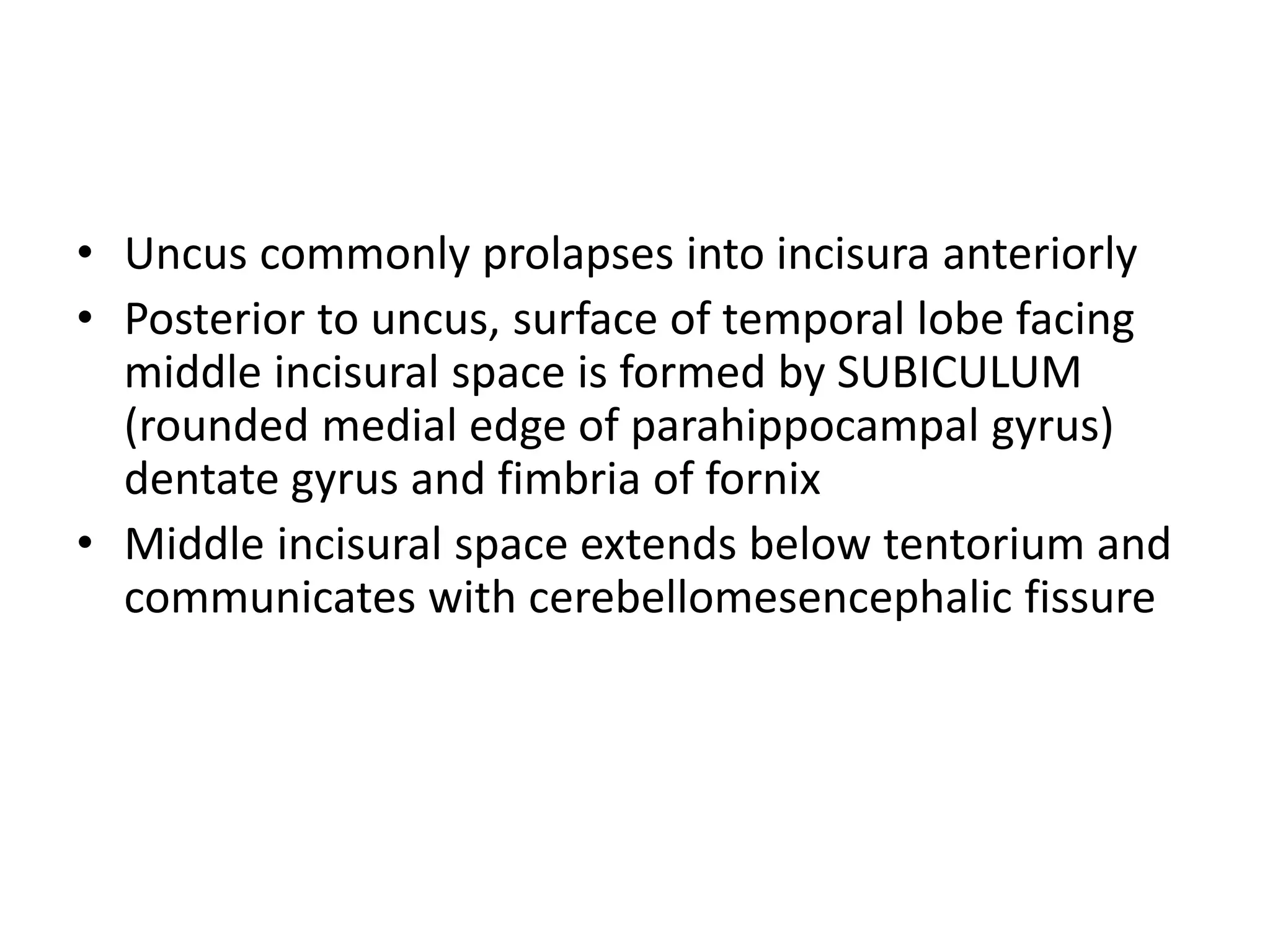 ANATOMY OF TENTORIUM INCISURA | PPTX