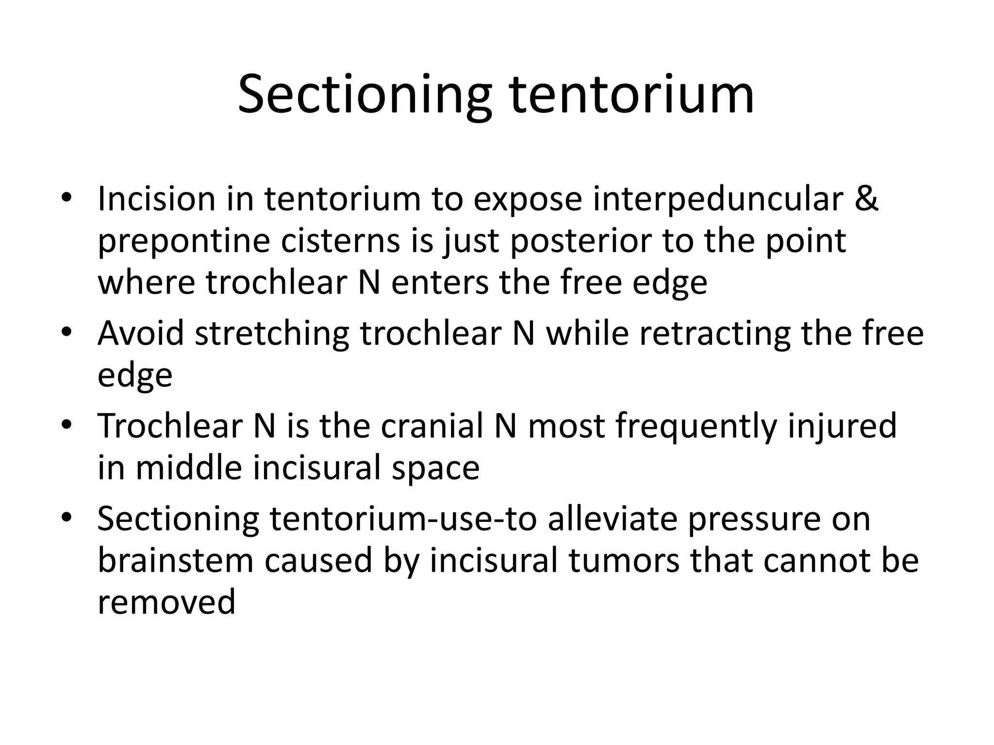 ANATOMY OF TENTORIUM INCISURA | PPTX
