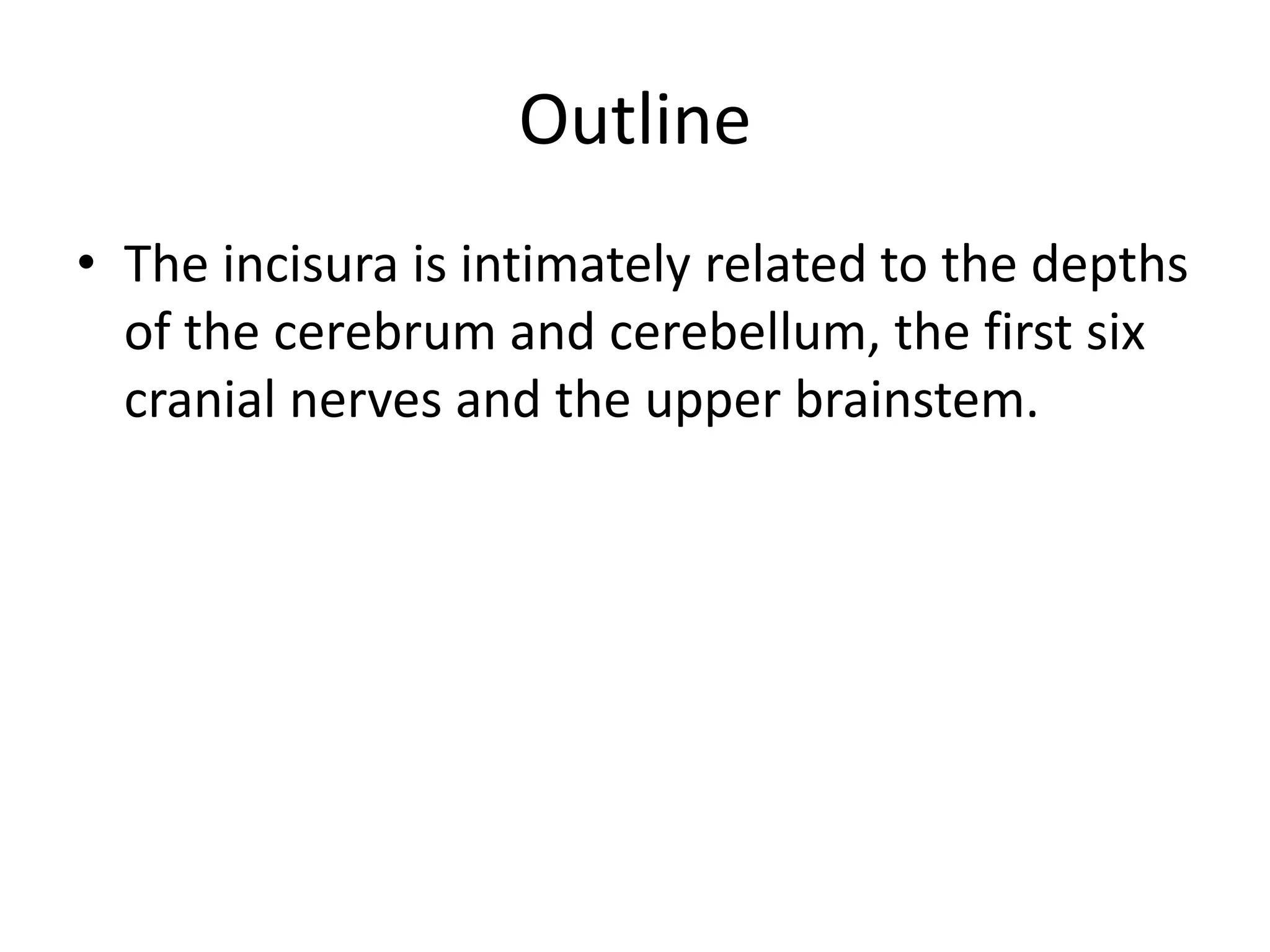 ANATOMY OF TENTORIUM INCISURA | PPTX