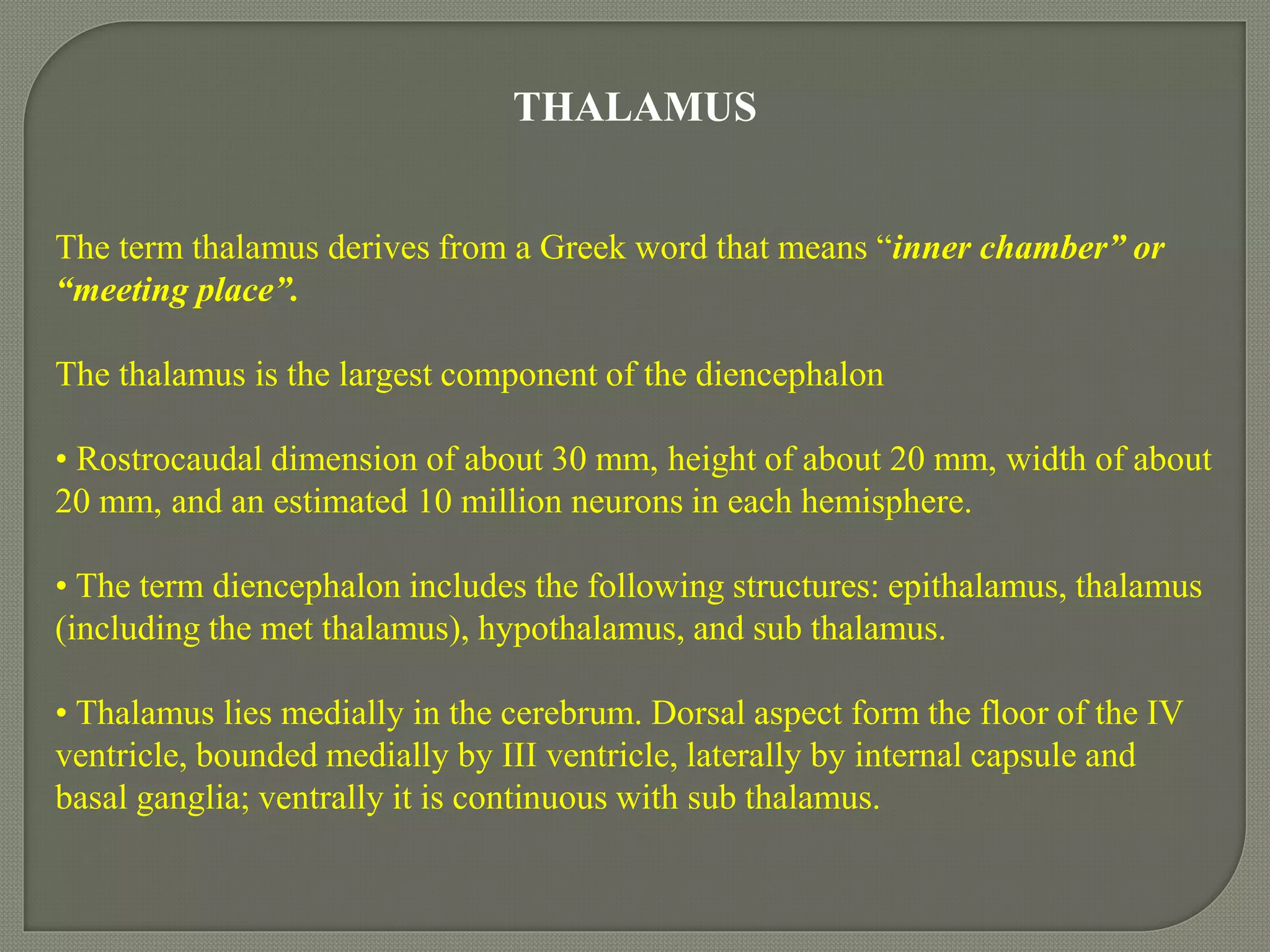 Anatomy of THALAMUS.pptx