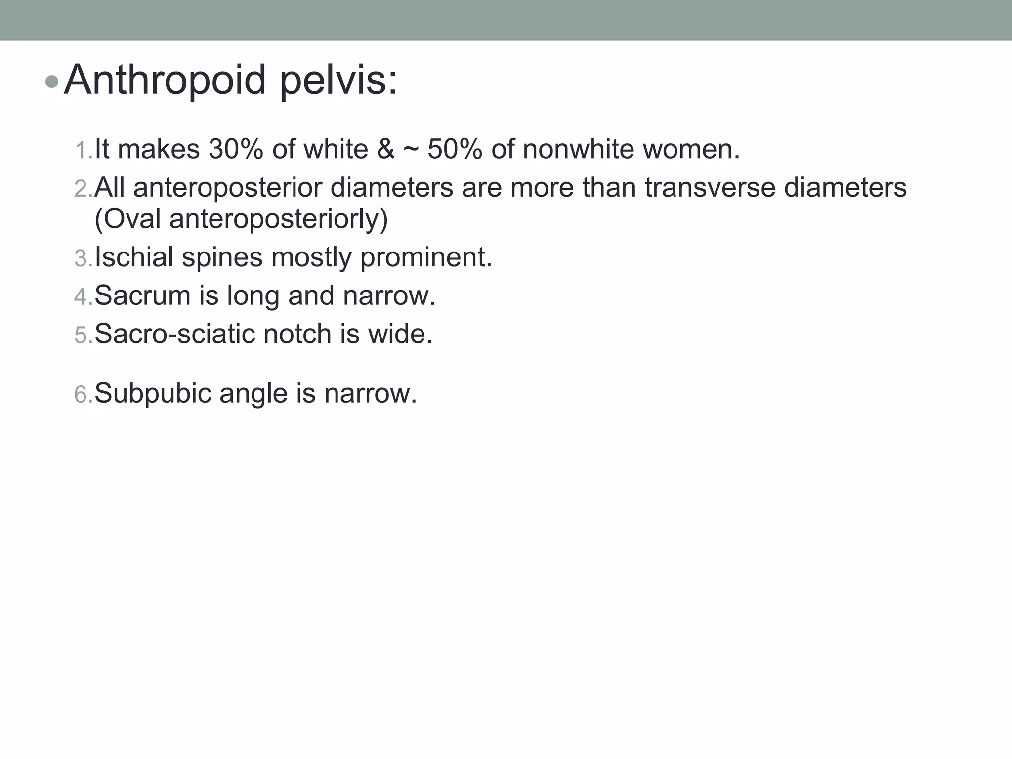Anatomy of the Bony Pelvis: A Study In Android Structure | PPT