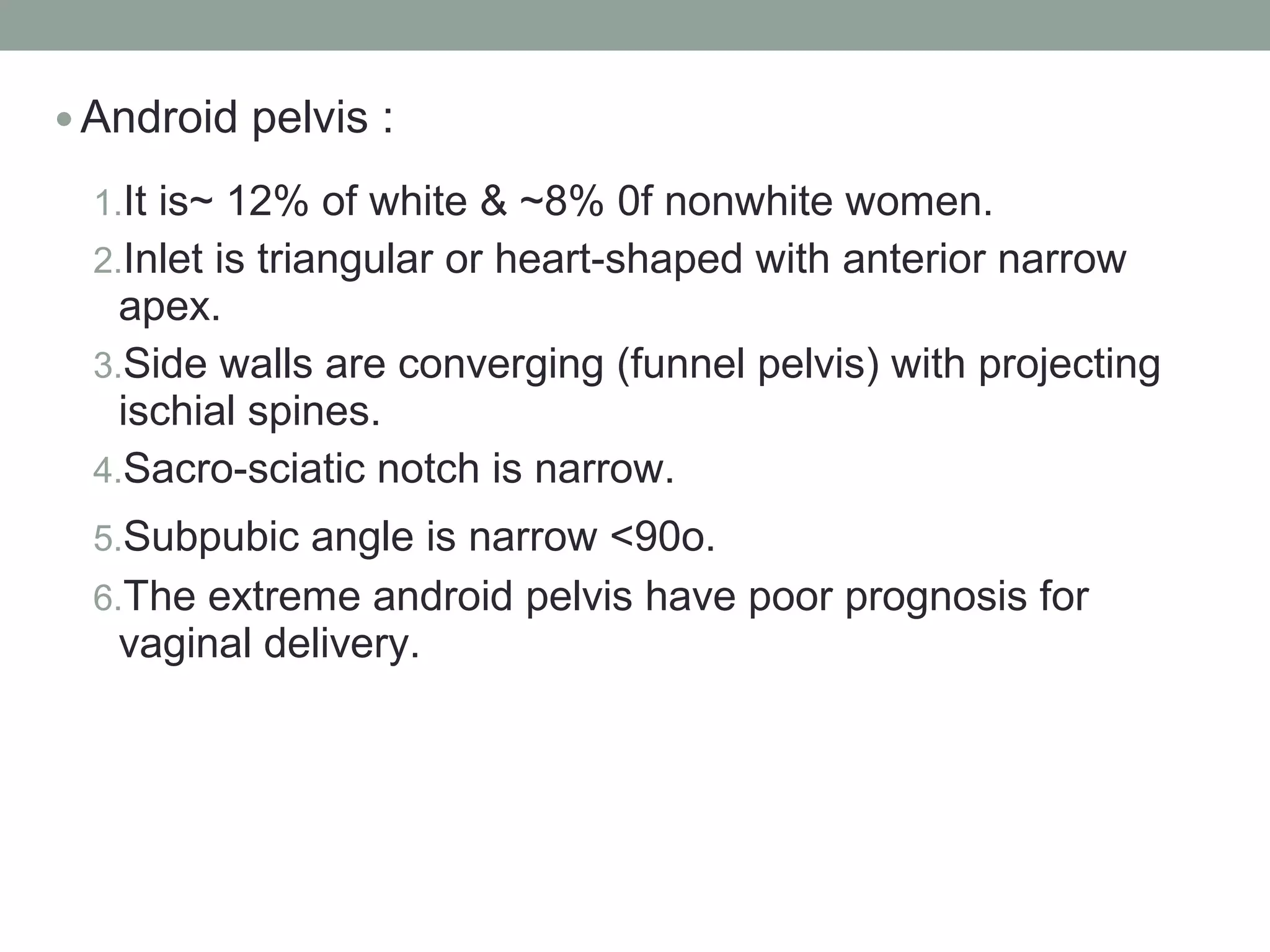 Anatomy of the Bony Pelvis: A Study In Android Structure | PPT