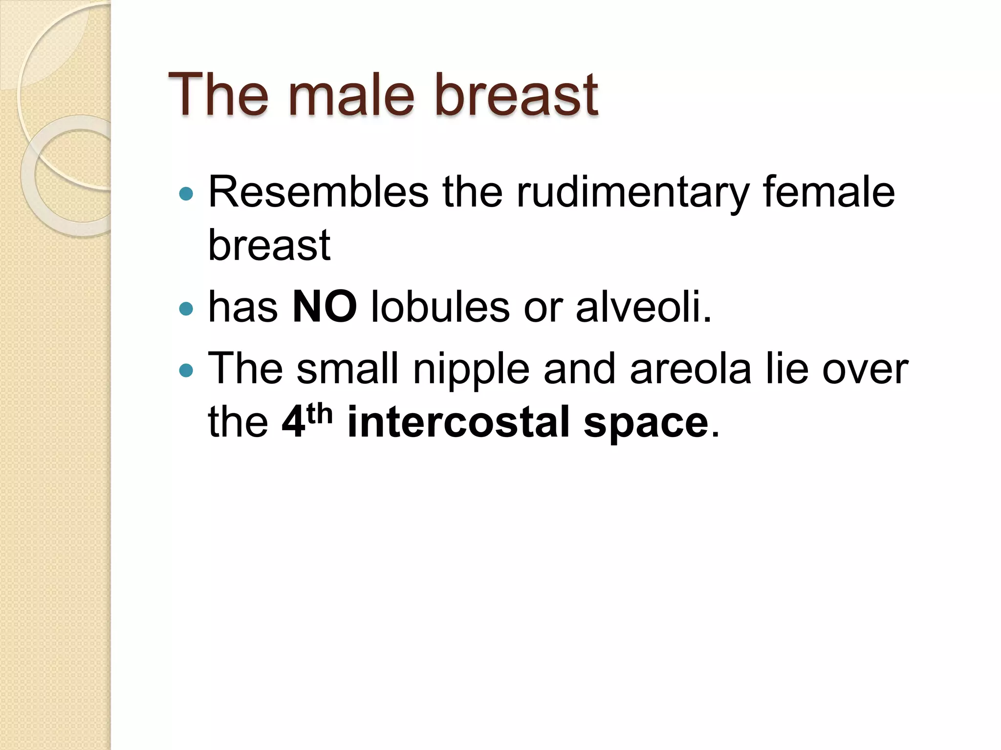 Anatomy of the breast | PPTX