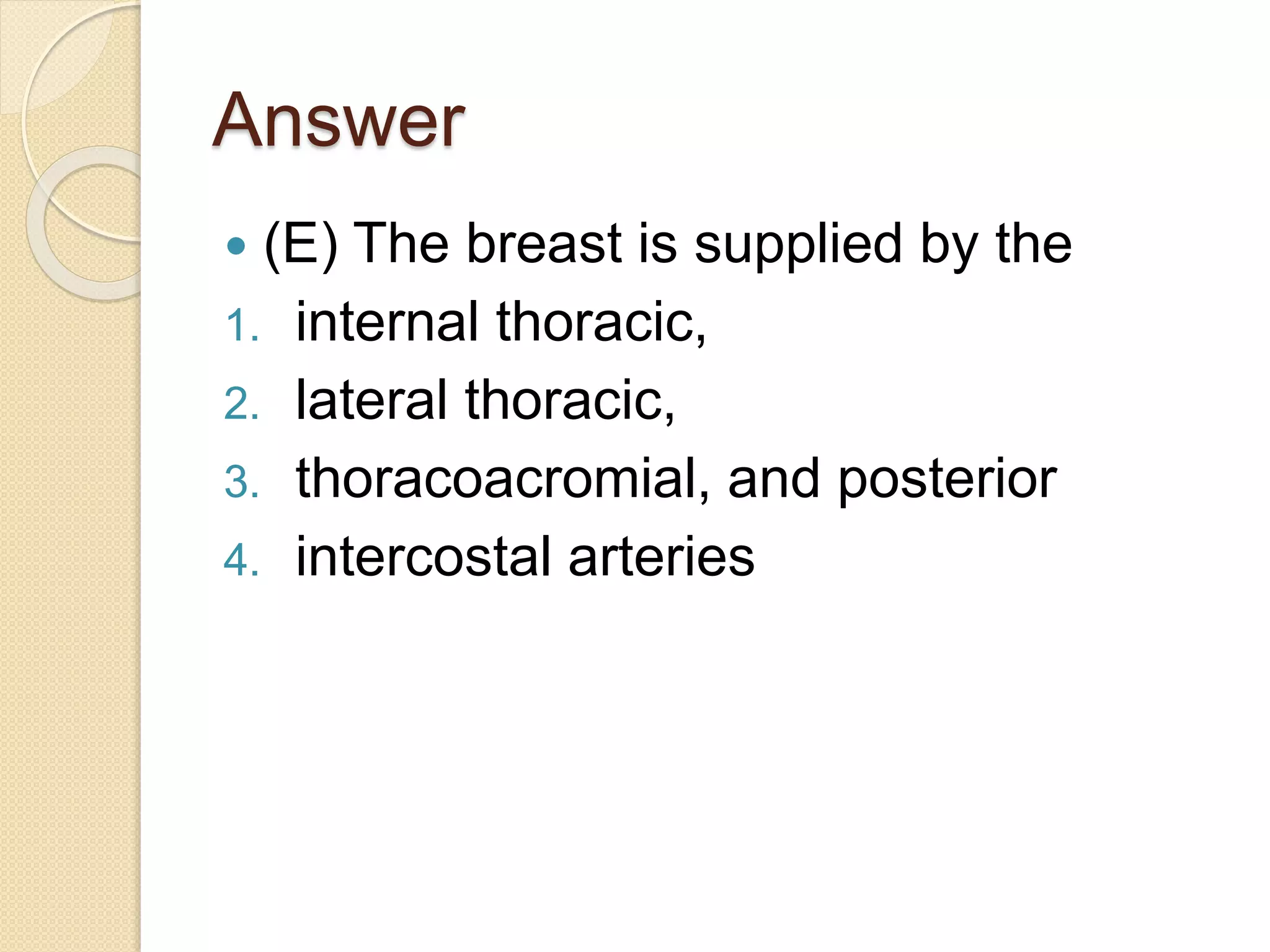 Anatomy of the breast | PPTX