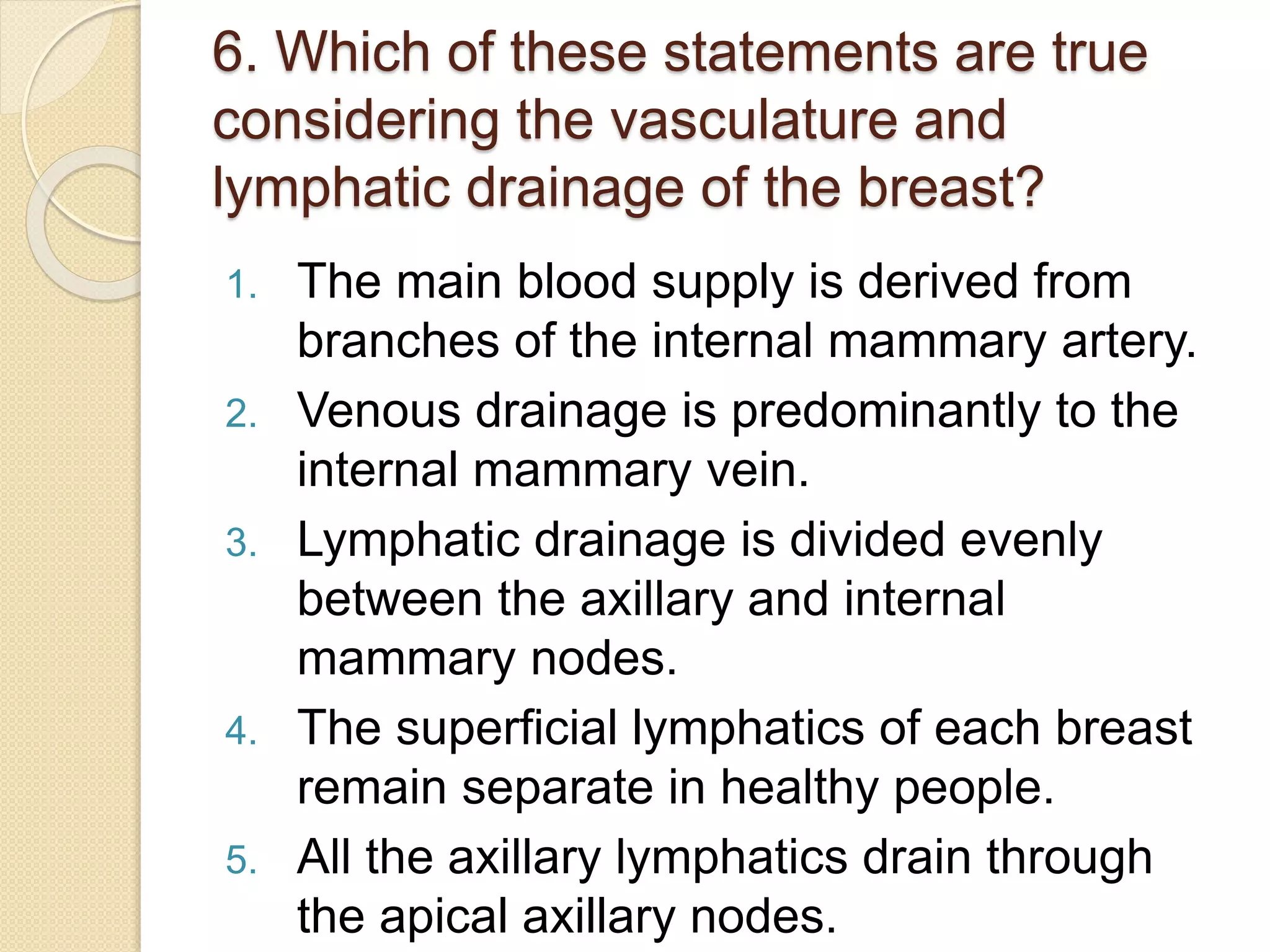 Anatomy of the breast | PPTX