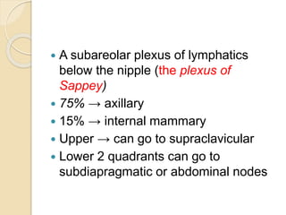 Anatomy of the breast | PPTX