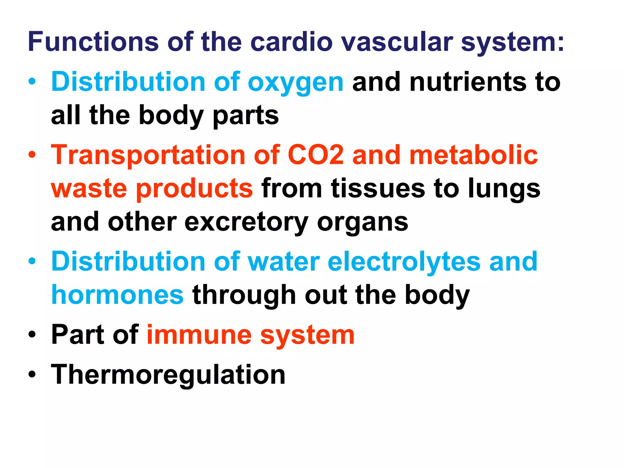 CARDIOVASCULAR SYSTEM - ANATOMY & PHYSIOLOGY | PPT