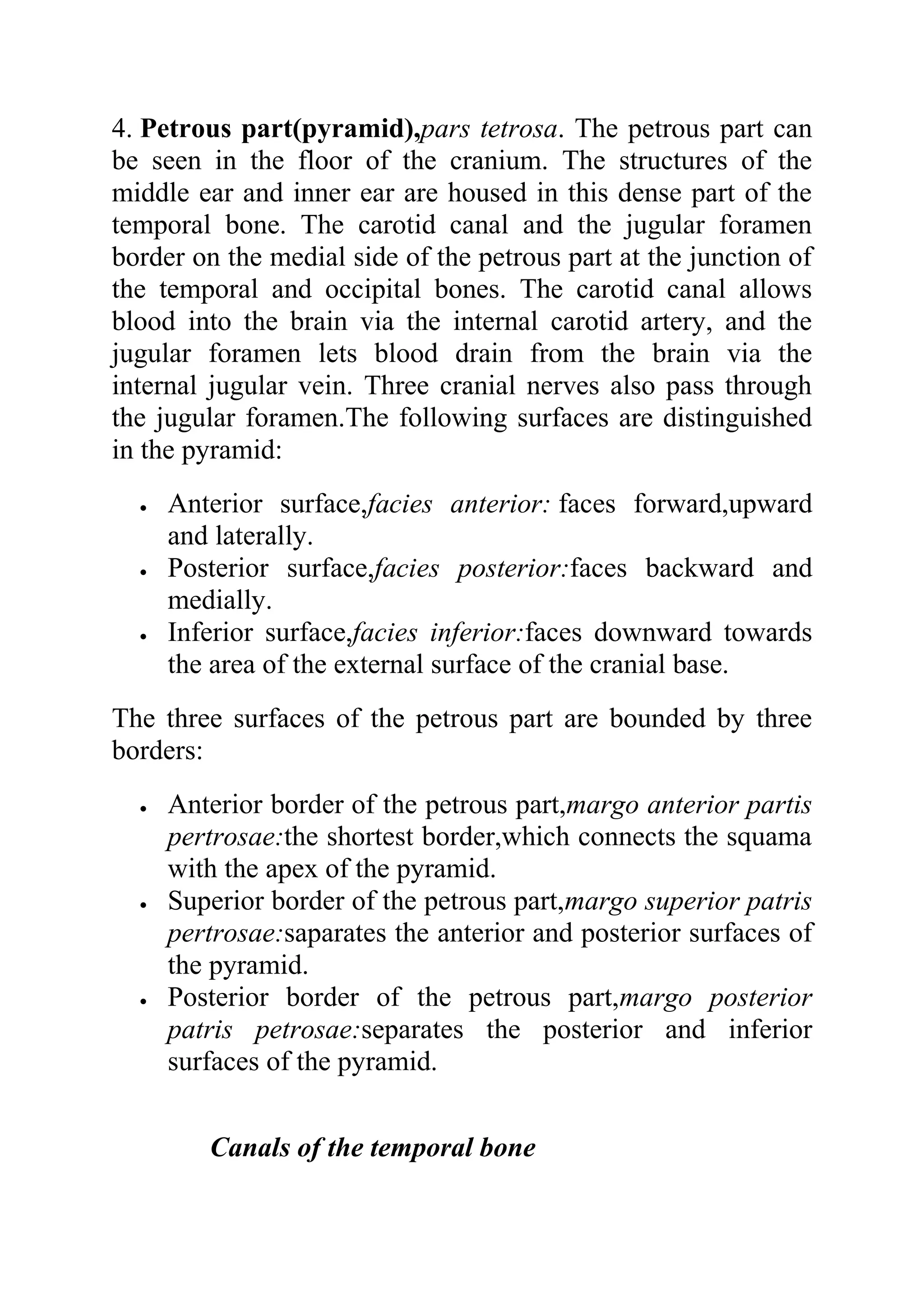 Anatomy of the cranial bones | DOCX
