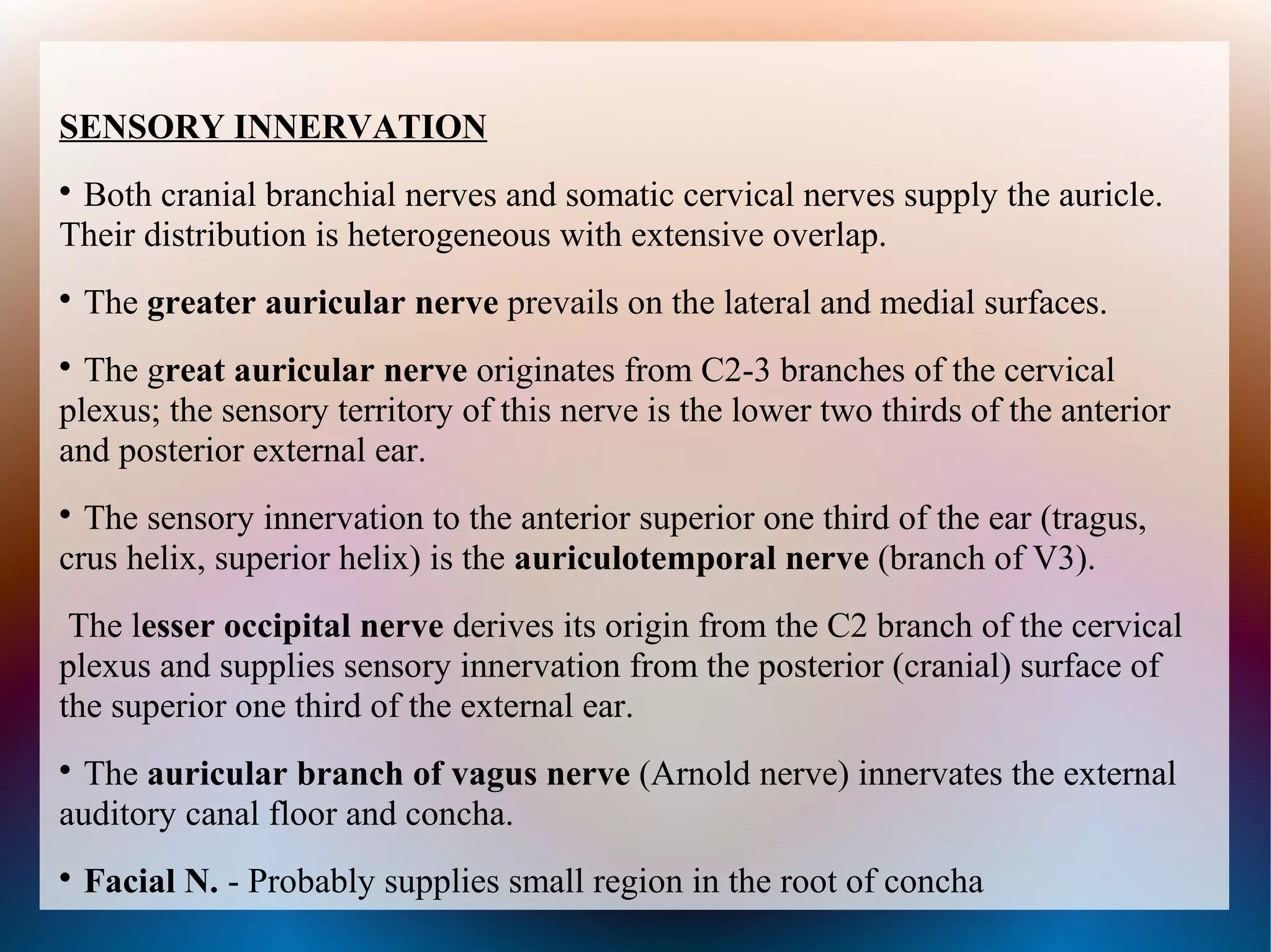 Anatomy of the external and middle ear | PPT