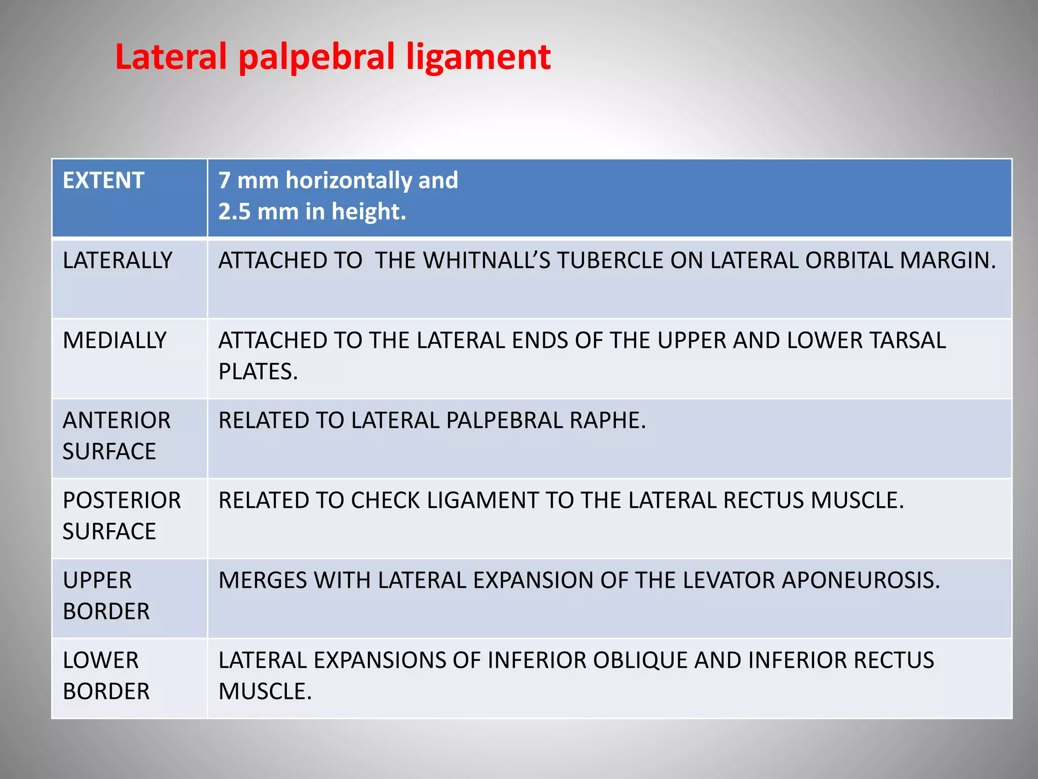 Anatomy of the eyelids. | PPTX