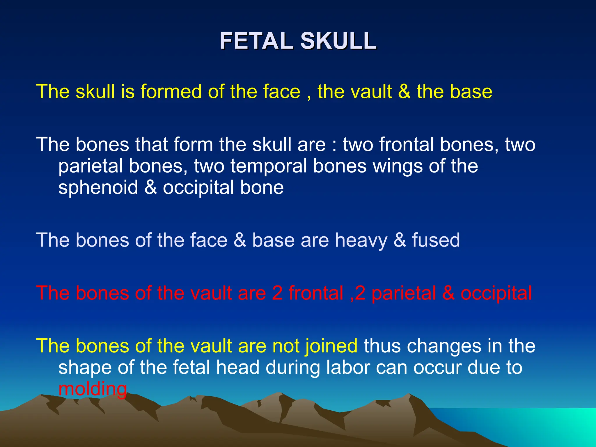 ANATOMY OF THE FEMALE BONY PELVIS and FETAL.ppt