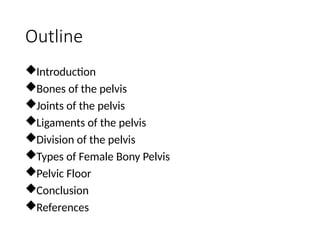 anatomy of the female bony pelvis and pelvic floor.pptx
